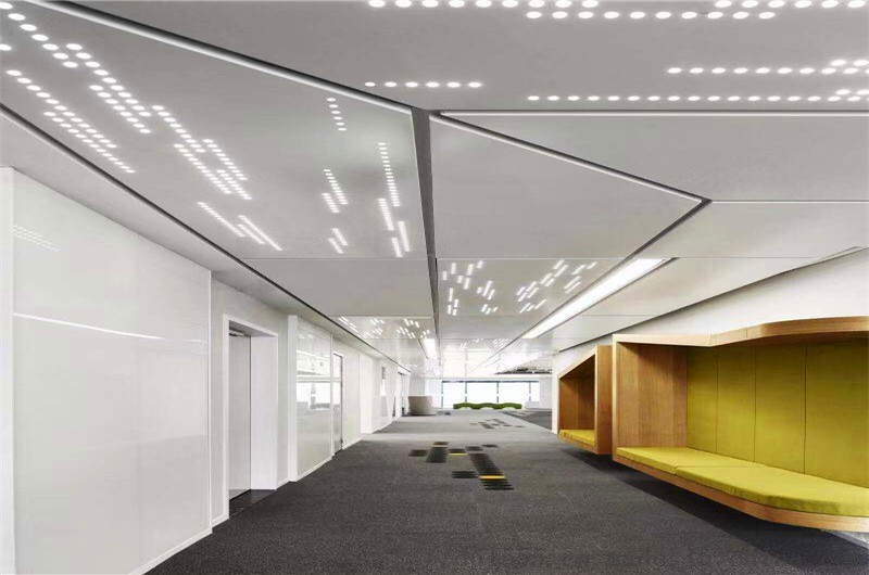 Techo metálico revestimiento de aluminio paneles de pared interior