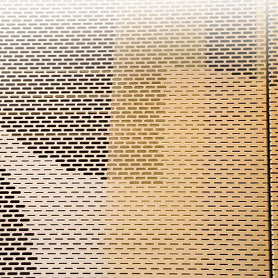 Panel de revestimiento de aluminio perforado, panel de aluminio ligero ...